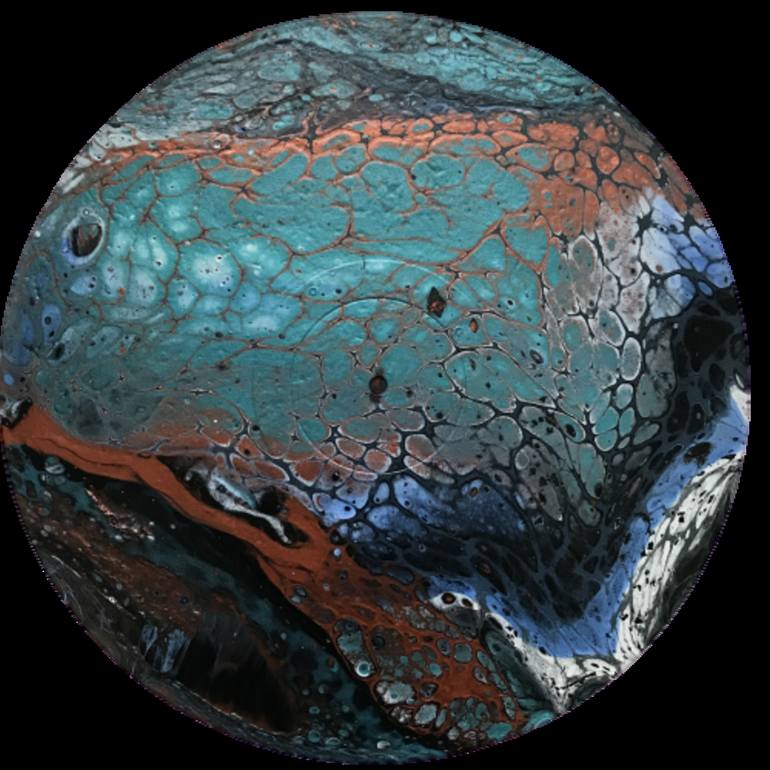 KESSEL Vinyl Record Art by Kiki Fox Painting by Kiki Fox | Saatchi Art