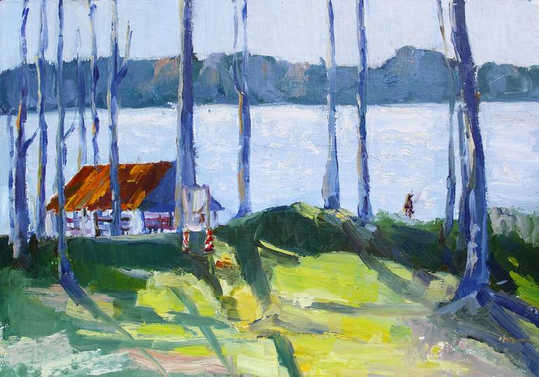 Spring on Vazha Painting by Volha Milashevich | Saatchi Art