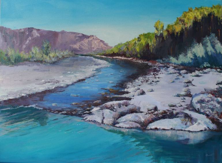 Eyes of Katun Painting by Volha Milashevich | Saatchi Art