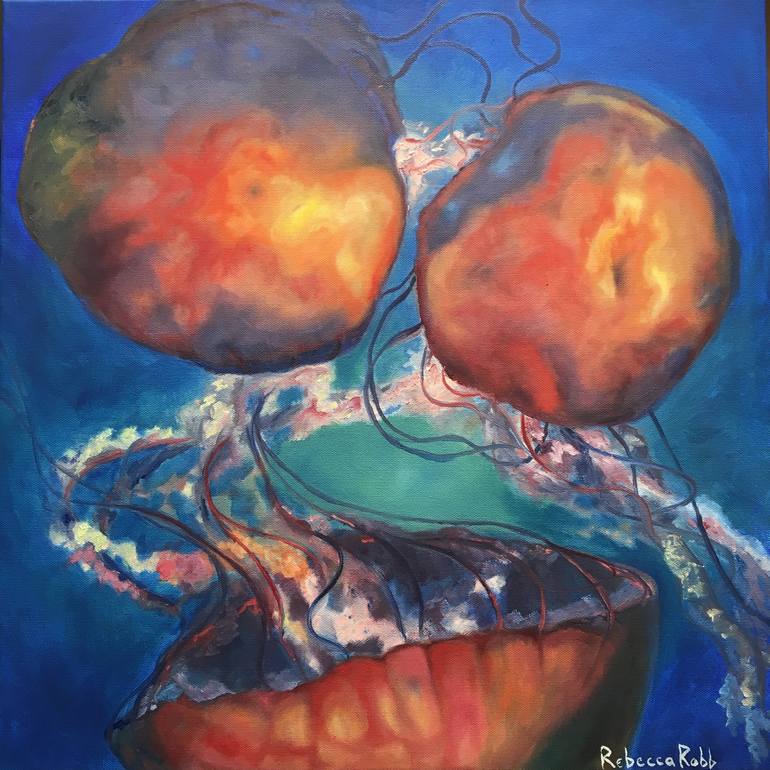 Swaying Low And Light Painting by Rebecca Robb | Saatchi Art