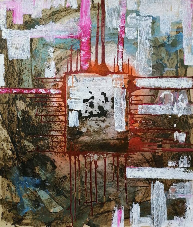 Extrajection of nonexistence #19 Painting by Anastasia Langurova ...