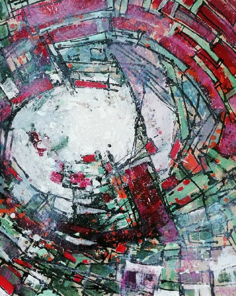 Extrajection of nonexistence #37 Painting by Anastasia Langurova ...