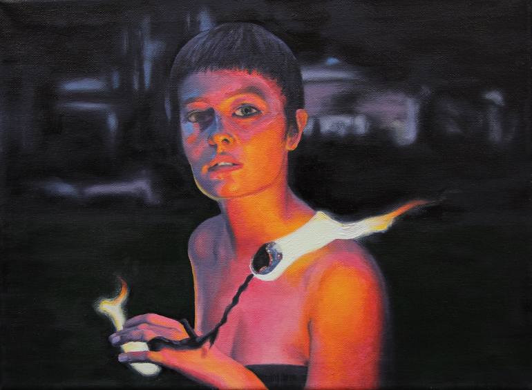 The Path-Giver Painting by Bianca Raha | Saatchi Art