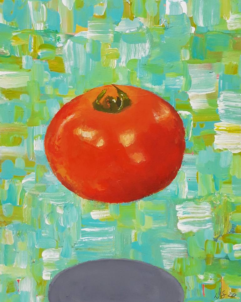 Moving Still LIfe: Tomato Edition Painting by Damon Shuck | Saatchi Art