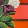Roses and Lilies With Orange Red and Pink Painting by Greg Morrissey ...