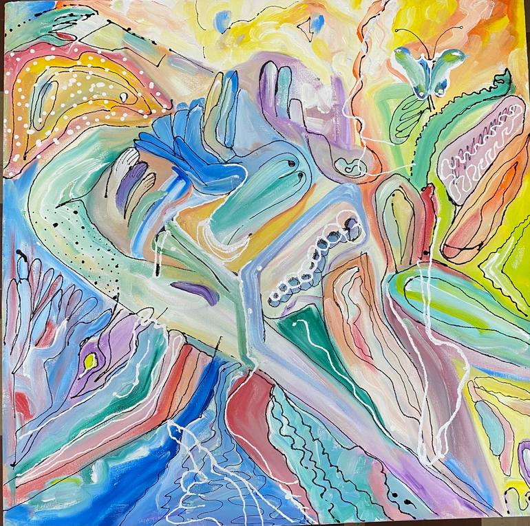 Movement 11 Painting by Peter Hobday | Saatchi Art