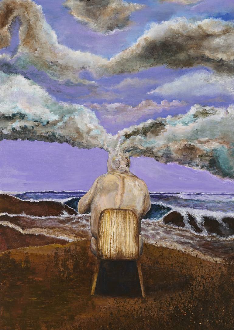 Freedom in modern society Painting by Taehun Kwon | Saatchi Art