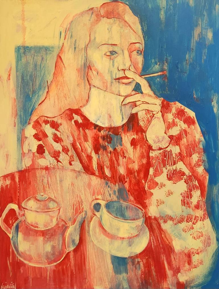 Faint Murmur Painting by Anahita Amouzegar | Saatchi Art