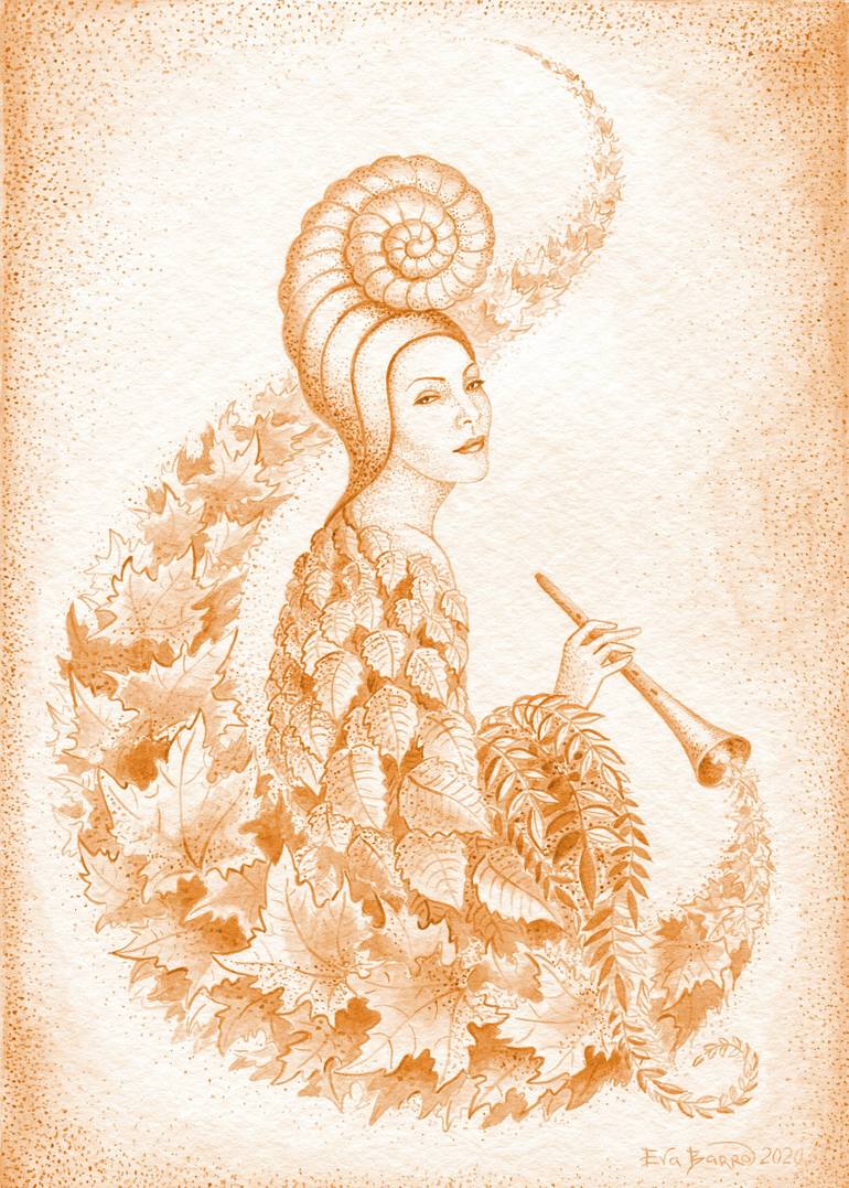 DIVINE IDEAL (Artist Eva Barro) Drawing by X Eight Gallery | Saatchi Art