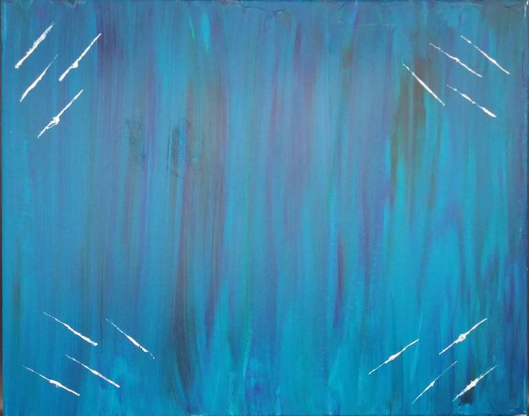 Four Corners of the Oceans Painting by Kristen Lott | Saatchi Art