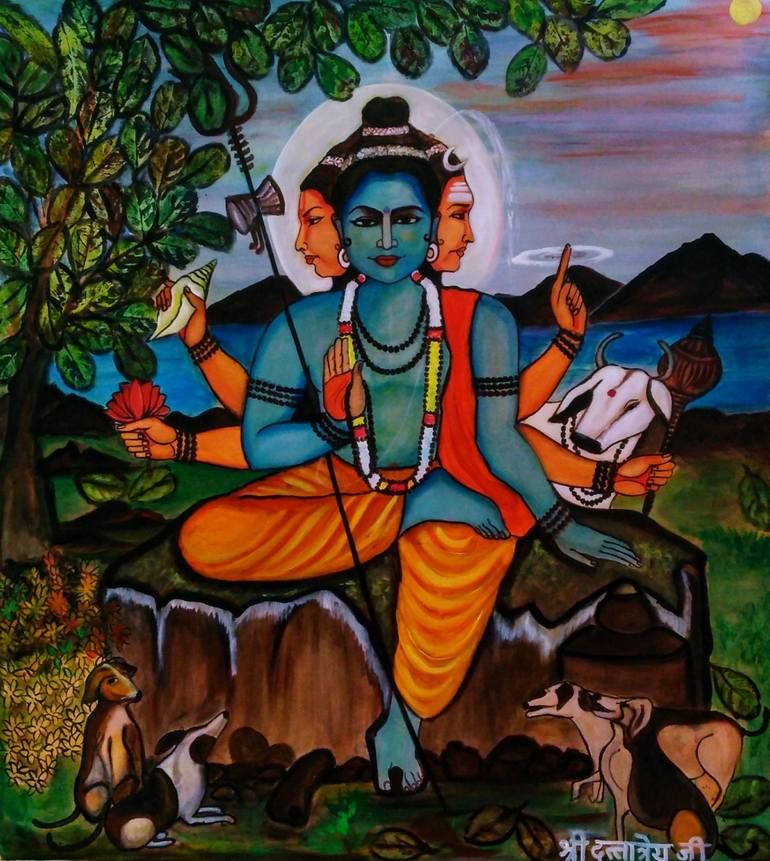 Incarnation Painting by Neha Jain | Saatchi Art