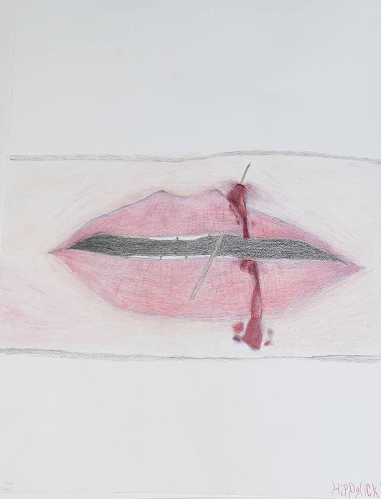 “OUCH” Drawing by kkdkdkeje checechehvc | Saatchi Art