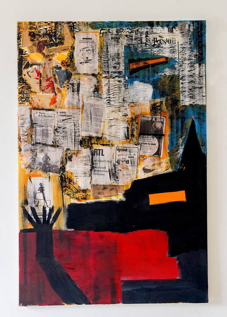 monetized poems Collage by David C H Evans | Saatchi Art