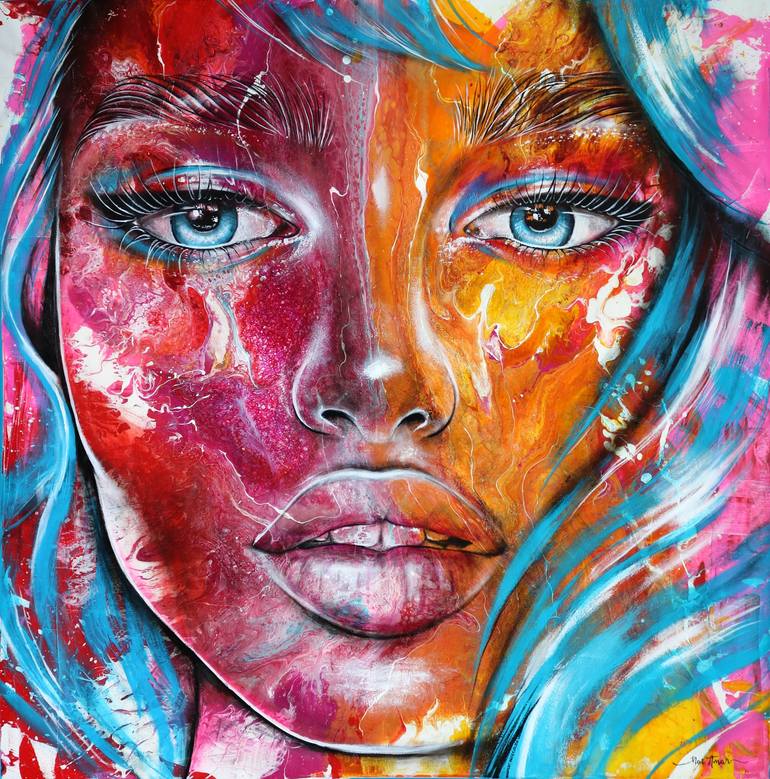 Pure Heart Painting by Noi Amar | Saatchi Art