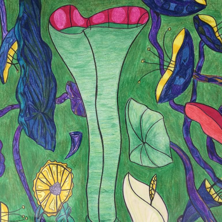 Dream Lily Drawing by Nathan Drury | Saatchi Art