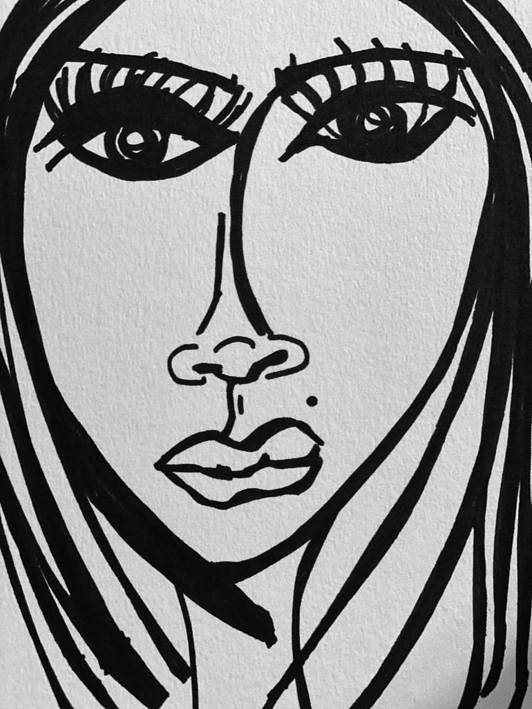 Night Cap Drawing by Donna Montemarano | Saatchi Art