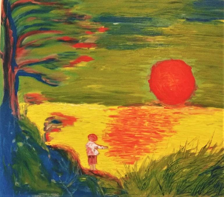 Sun Catcher Painting by Nadzeya Naurotskaya | Saatchi Art