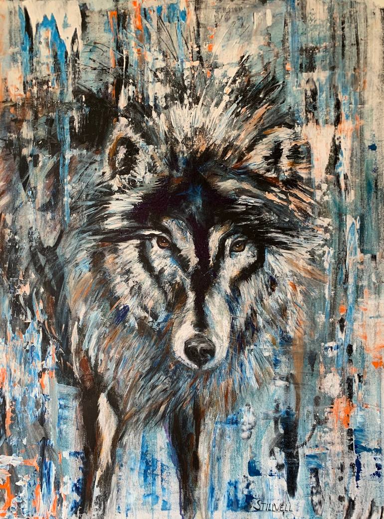 “Tracker” Painting by Margaret Stillwell | Saatchi Art