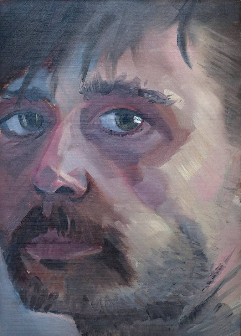 Self Portrait Painting by Daniel Nutt | Saatchi Art