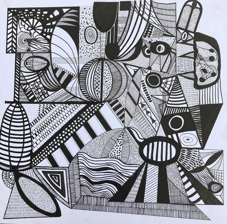 Enigma Drawing by Dominic Doble | Saatchi Art