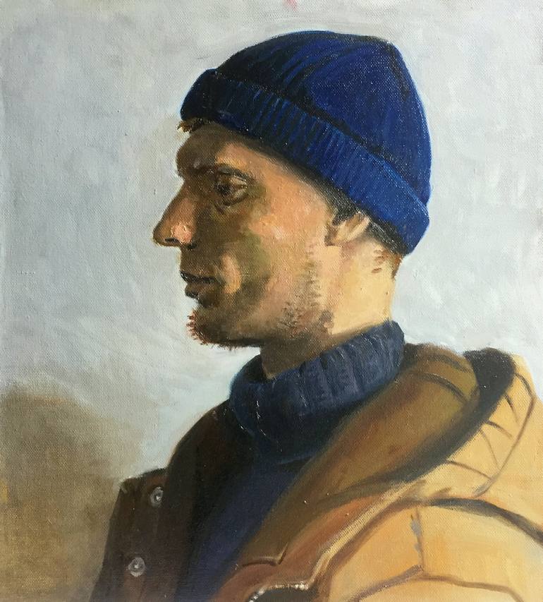 Portrait of a sailor Painting by Katerina Bokotey | Saatchi Art