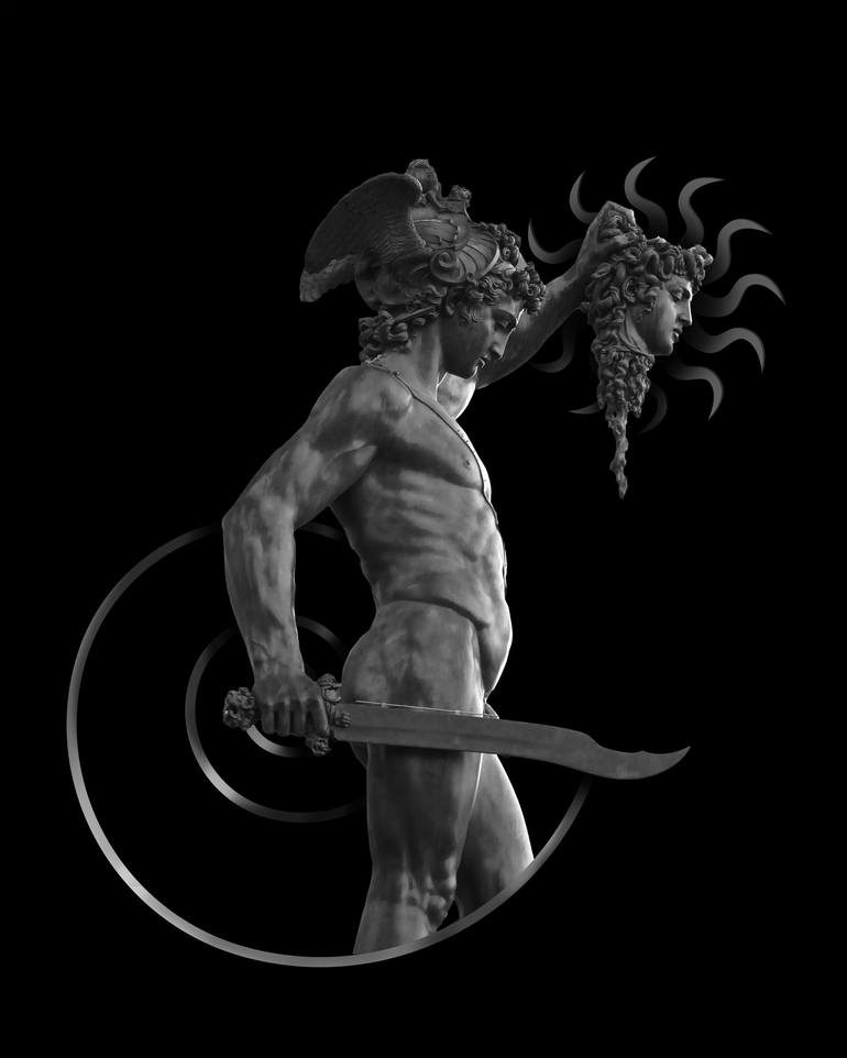 Perseus Drawing Perseus Killing Medusa | Harvard Art Museums