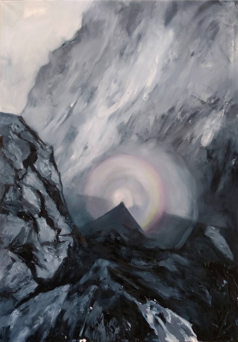 Brocken spectre Painting by Ivana Moyshka | Saatchi Art