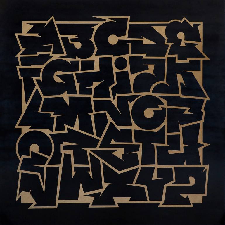 B Painting by Alpha Better | Saatchi Art