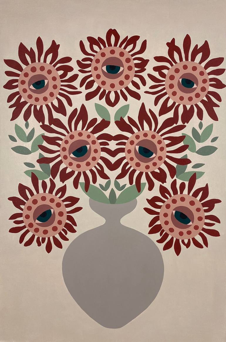 Bouquet of Liberty Painting by Kate Matsevych | Saatchi Art