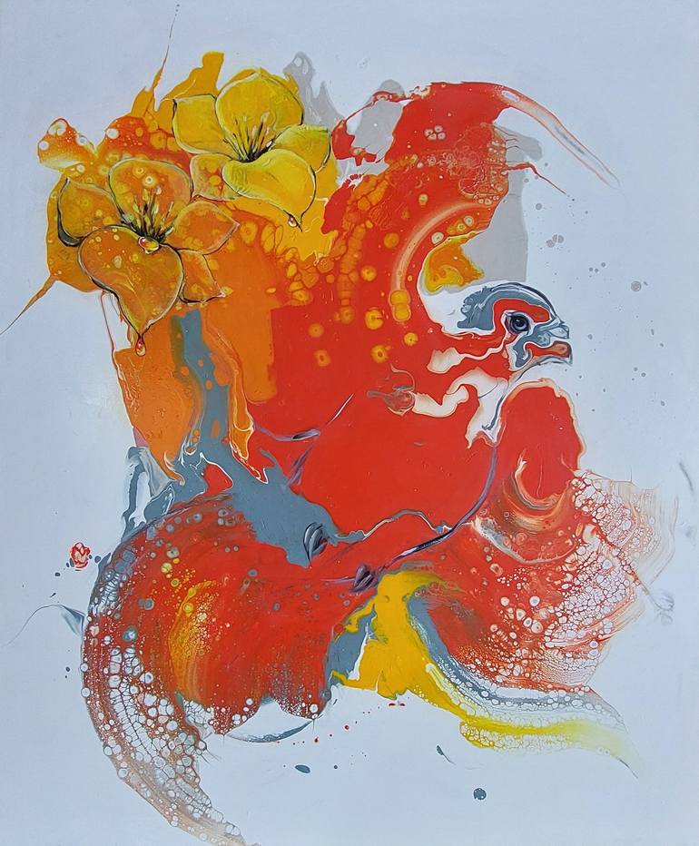 Fenix Painting by Zjanna Boogaart-Baradina | Saatchi Art