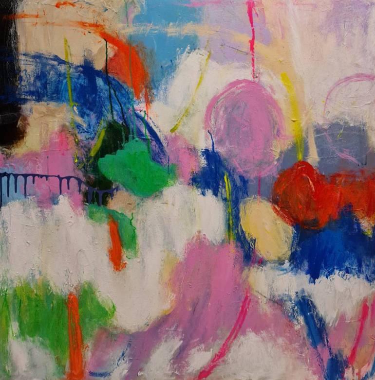 The Suitcase with a Blindfold Painting by AIMI KAIYA | Saatchi Art