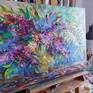 Lilac (Oil on canvas) Painting by Lada Stukan | Saatchi Art
