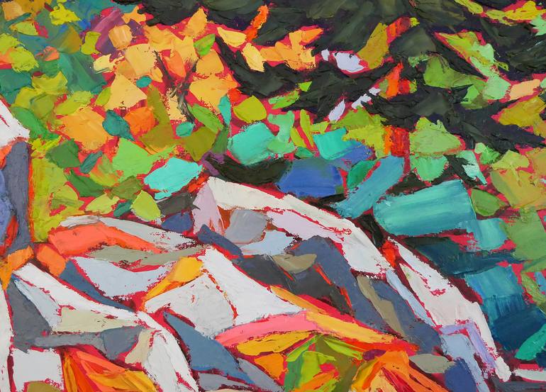 Climbing Painting by Elizabeth Elkin | Saatchi Art