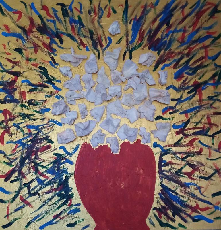 flowers from the garden of eden Painting by CHIRA DANIEL | Saatchi Art