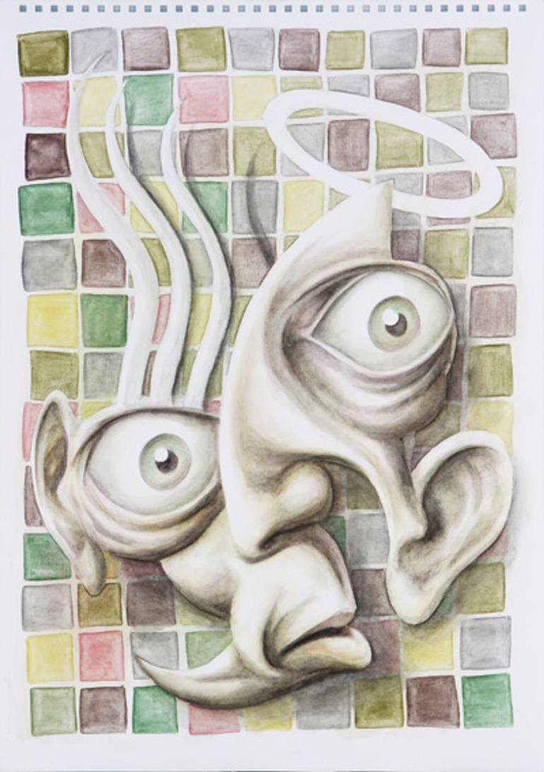 the skeptic Painting by Tony Khoueiry | Saatchi Art