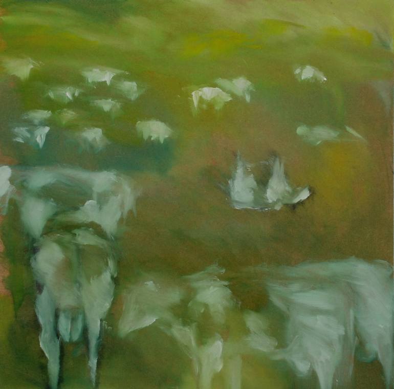 Cows Painting by Emma Wilson | Saatchi Art