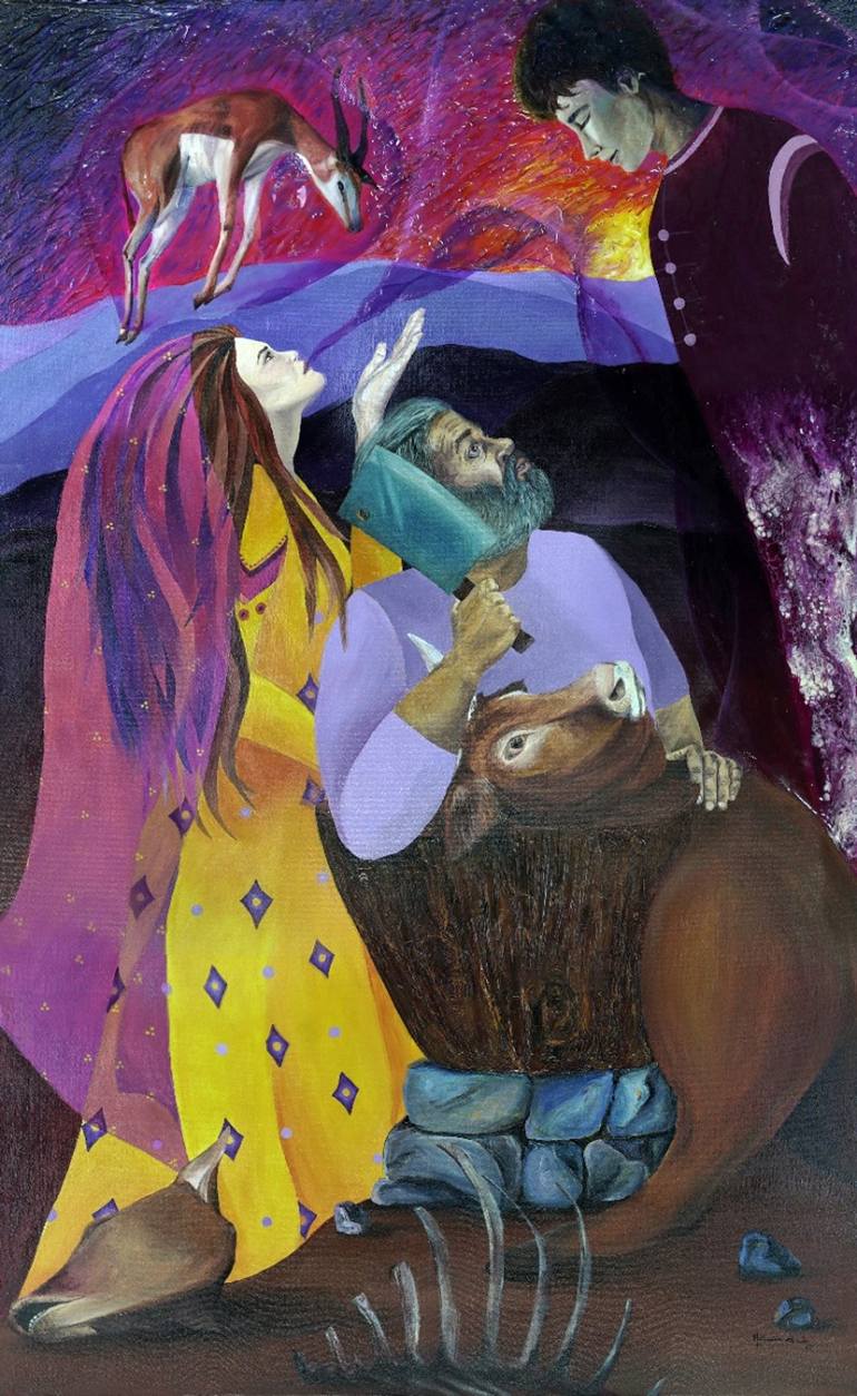 A Chant Against Chance Painting by Mahnoor Shah | Saatchi Art