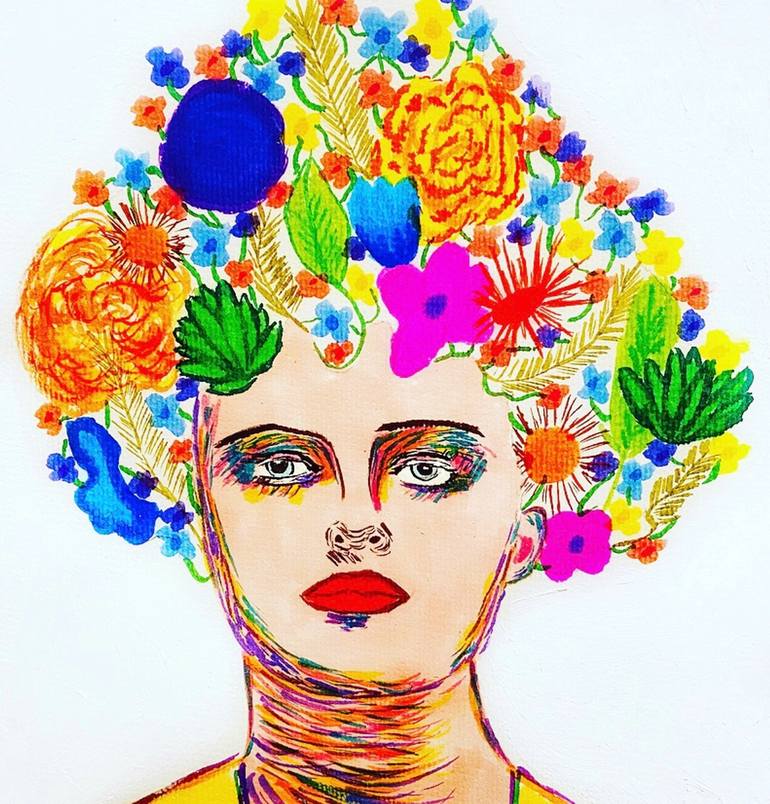 Imogen Painting by Danielle G | Saatchi Art