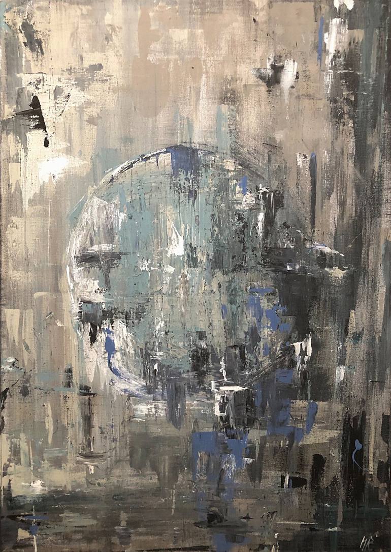 NEPTUNE Painting by Marina Romanenko | Saatchi Art