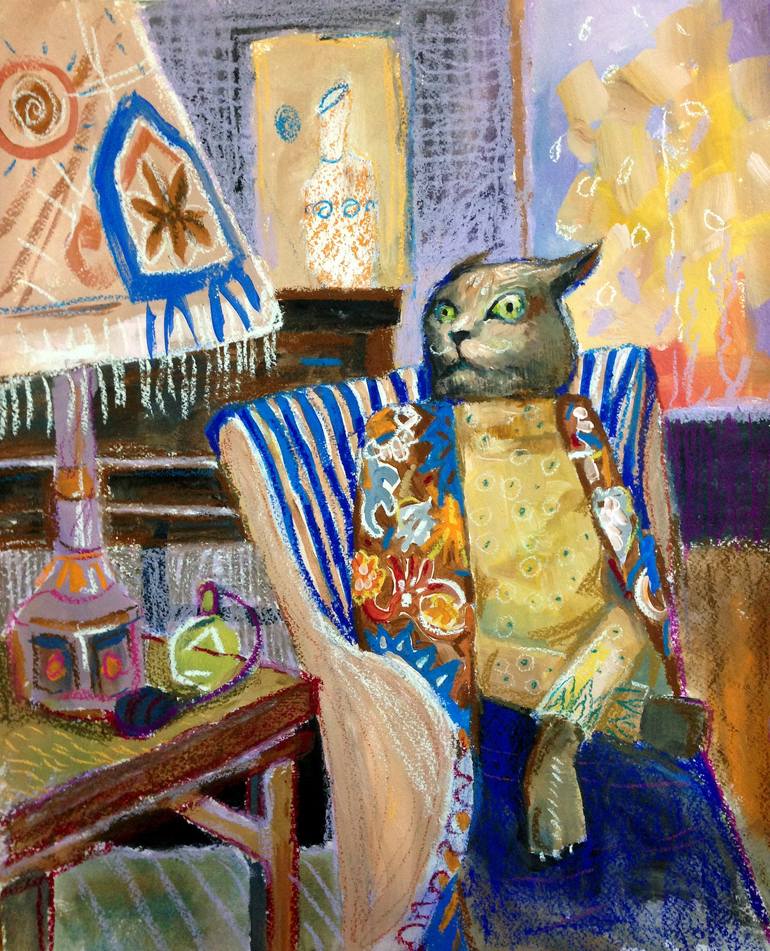 Exhausted Drawing by Mihaela Dreglea | Saatchi Art