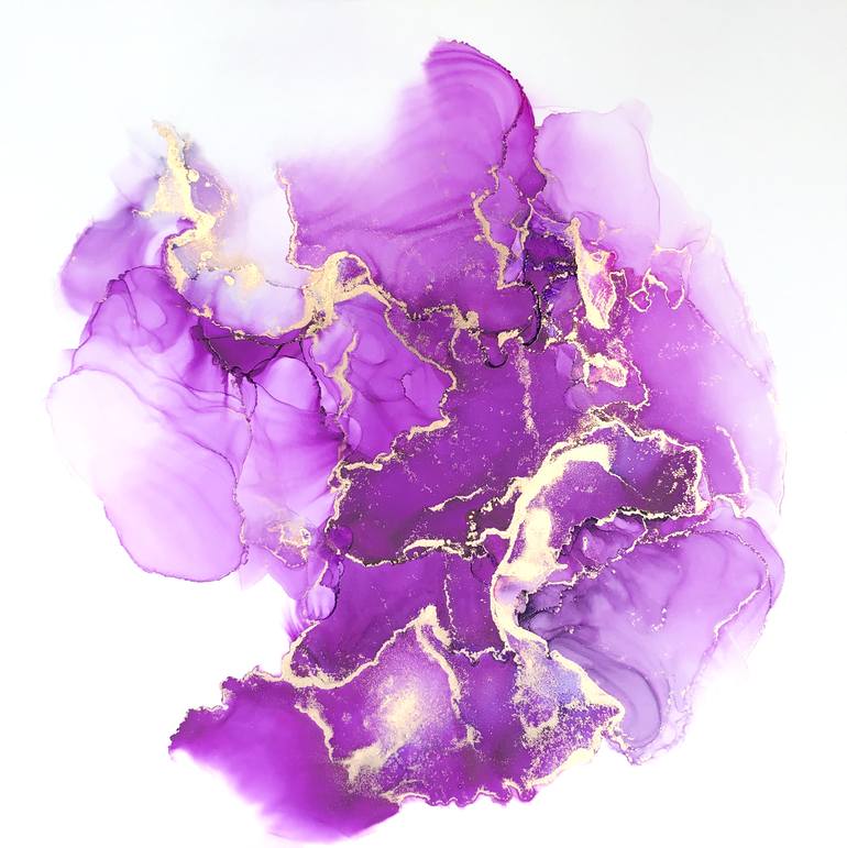 For the Love of Color: Purple #1 Painting by Kate Marie | Saatchi Art