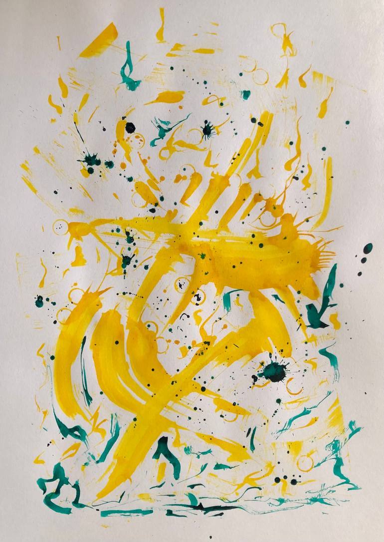 Spring Abstraction Drawing by Ekaterina Bosak | Saatchi Art