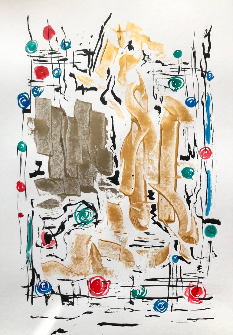 Bright palette of colors Drawing by Ekaterina Bosak | Saatchi Art