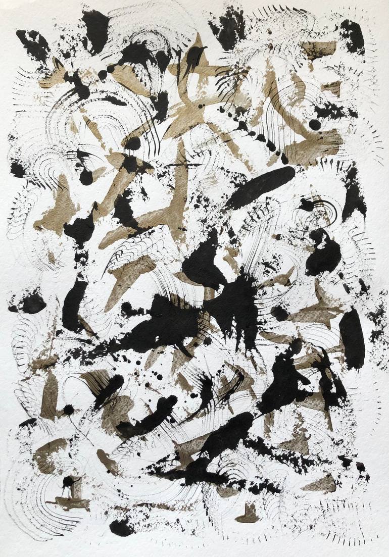 Golden Glow Drawing by Ekaterina Bosak | Saatchi Art