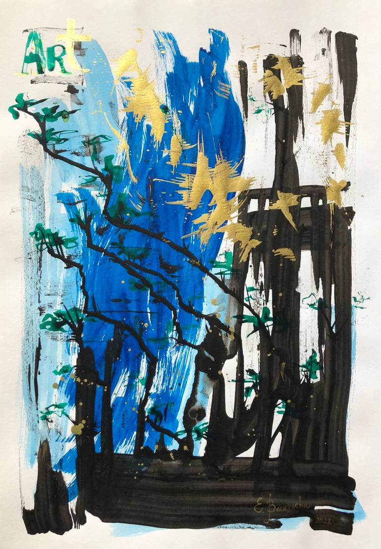 Warmth and change Drawing by Ekaterina Bosak | Saatchi Art