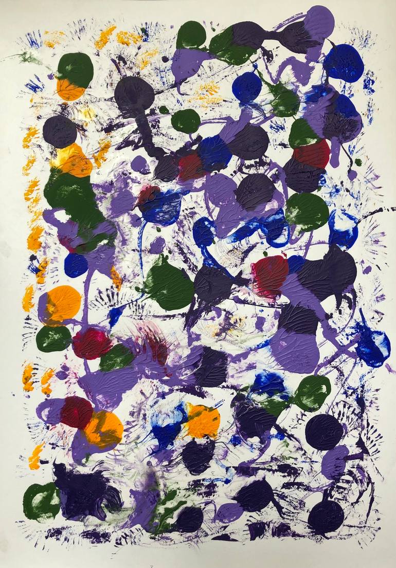 Color flow Drawing by Ekaterina Bosak | Saatchi Art