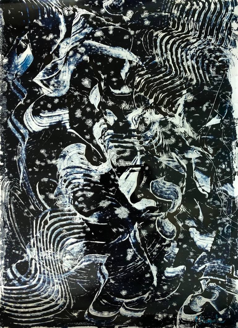 Dynamics of the cosmos Painting by Ekaterina Bosak | Saatchi Art