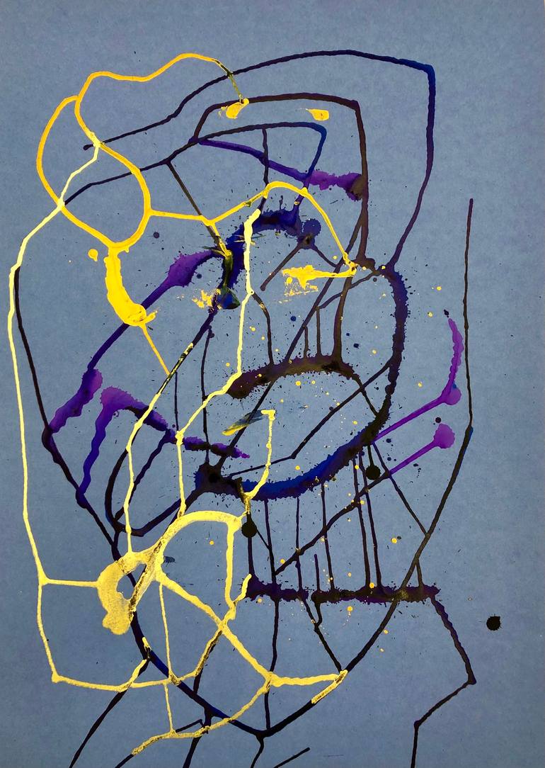 Golden character quality Drawing by Ekaterina Bosak | Saatchi Art