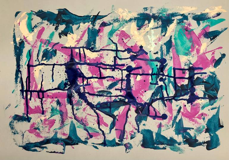 Composition #41 Drawing by Ekaterina Bosak | Saatchi Art