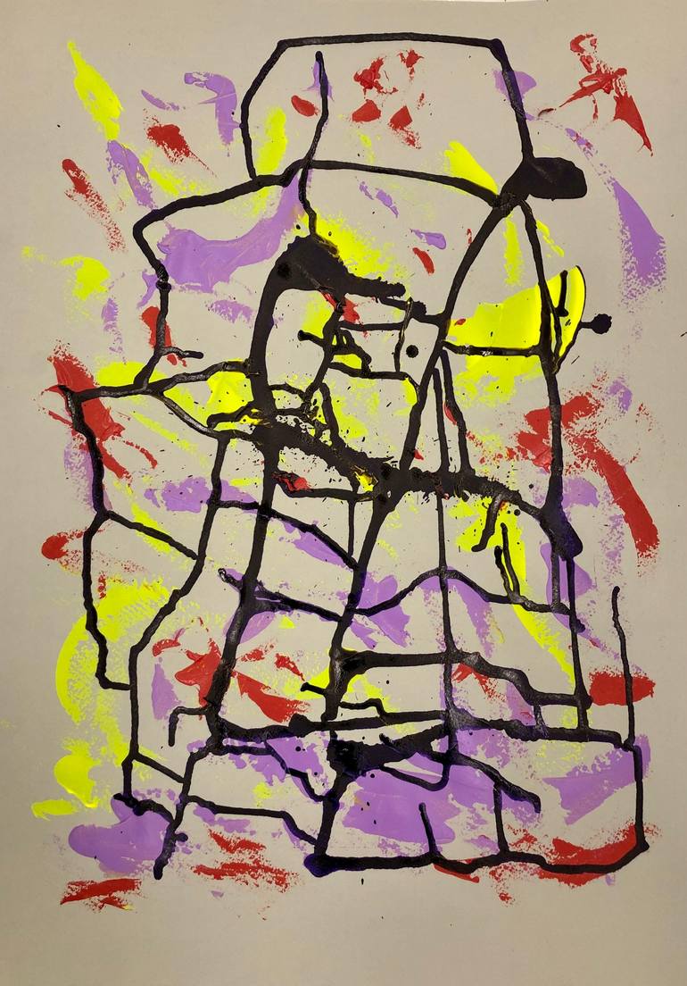 Composition # 42 Drawing by Ekaterina Bosak | Saatchi Art